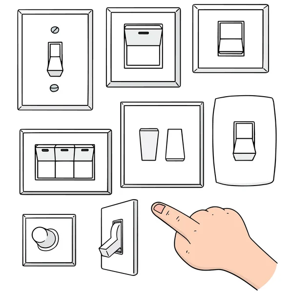 Saklar lampu Vektor Stok, Ilustrasi Saklar lampu Bebas Royalti ...