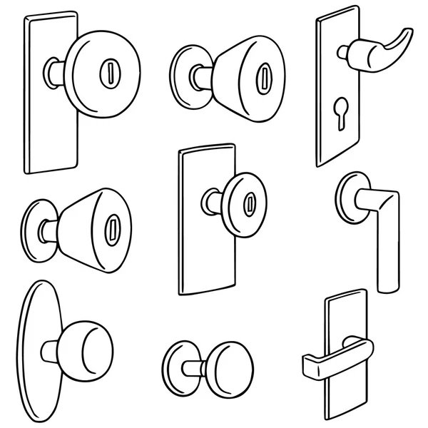 Door knob Vector Art Stock Images | Depositphotos