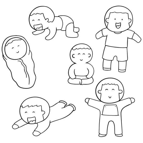 Vector set of children development Stock Vector Image by ...
