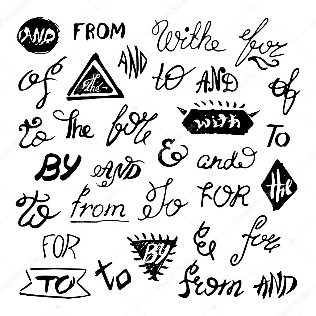 Catchwords and ampersands Stock Vector Image by ©ma_llina #110421696