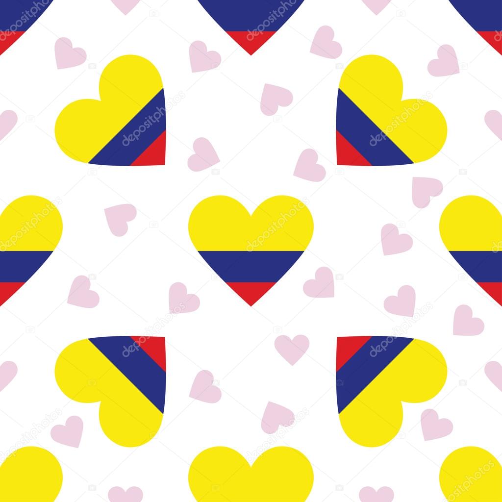 Colombia independence day seamless pattern. Stock Vector Image by ...