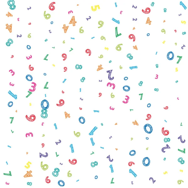 Messy numbers Vector Art Stock Images | Depositphotos