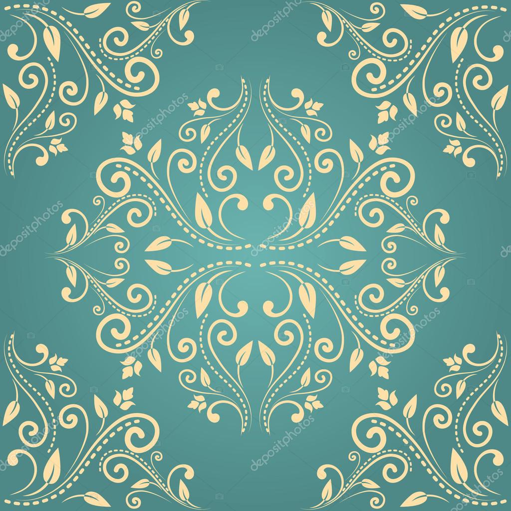 Floral damask seamless pattern background Stock Vector by ©Marymo.art ...