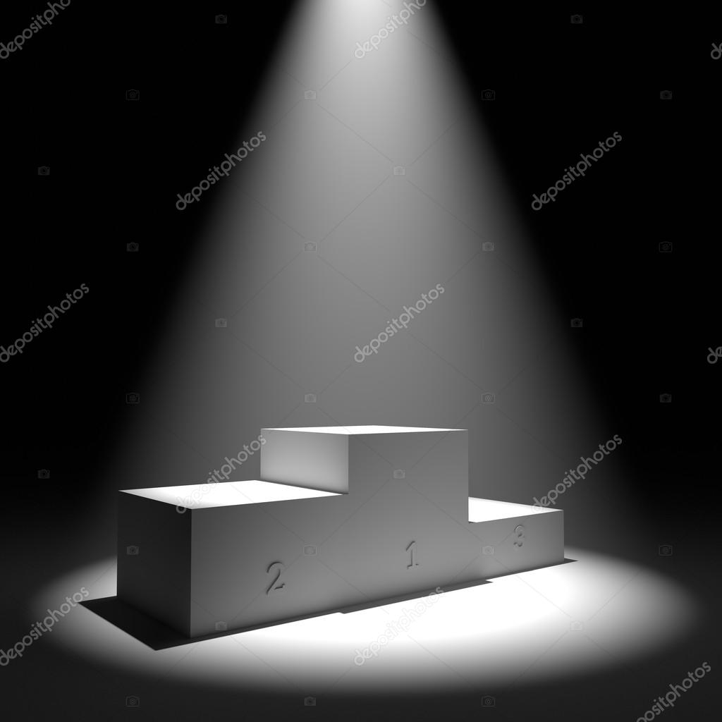 Winners podium on black background Stock Photo by ©nevake 110491246