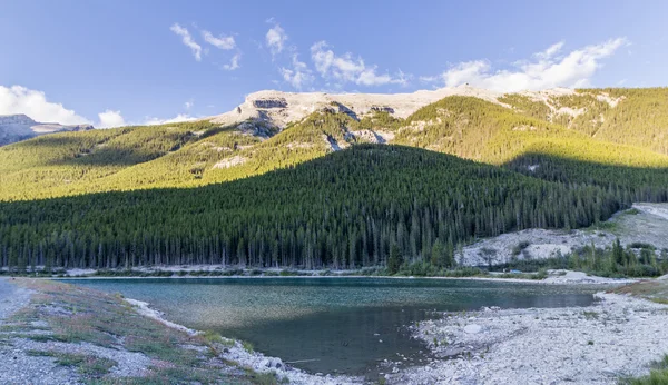 Goat pond and Spray Lakes Reservoir Canmore Alberta Canada - Stock ...