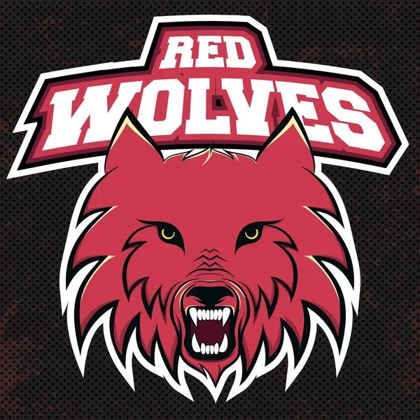 Pictures: red wolves | Red wolves modern logo for a sport team. Premade ...