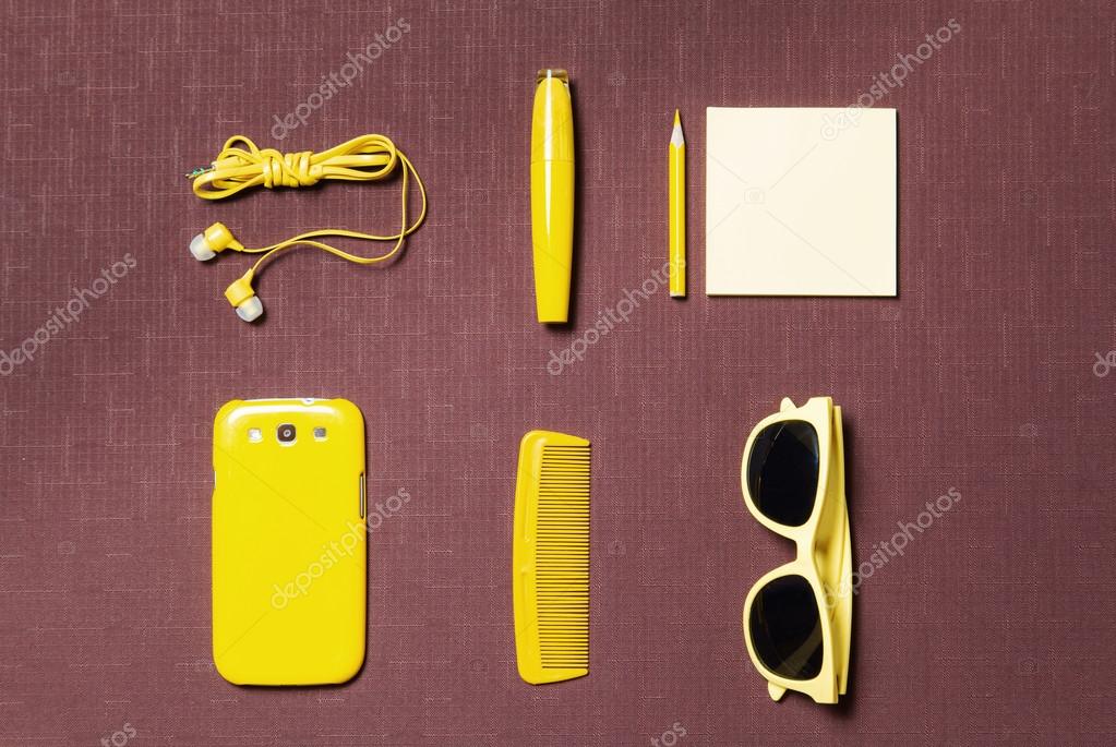 Yellow kit it of random object Stock Photo by ©upslim 105467726