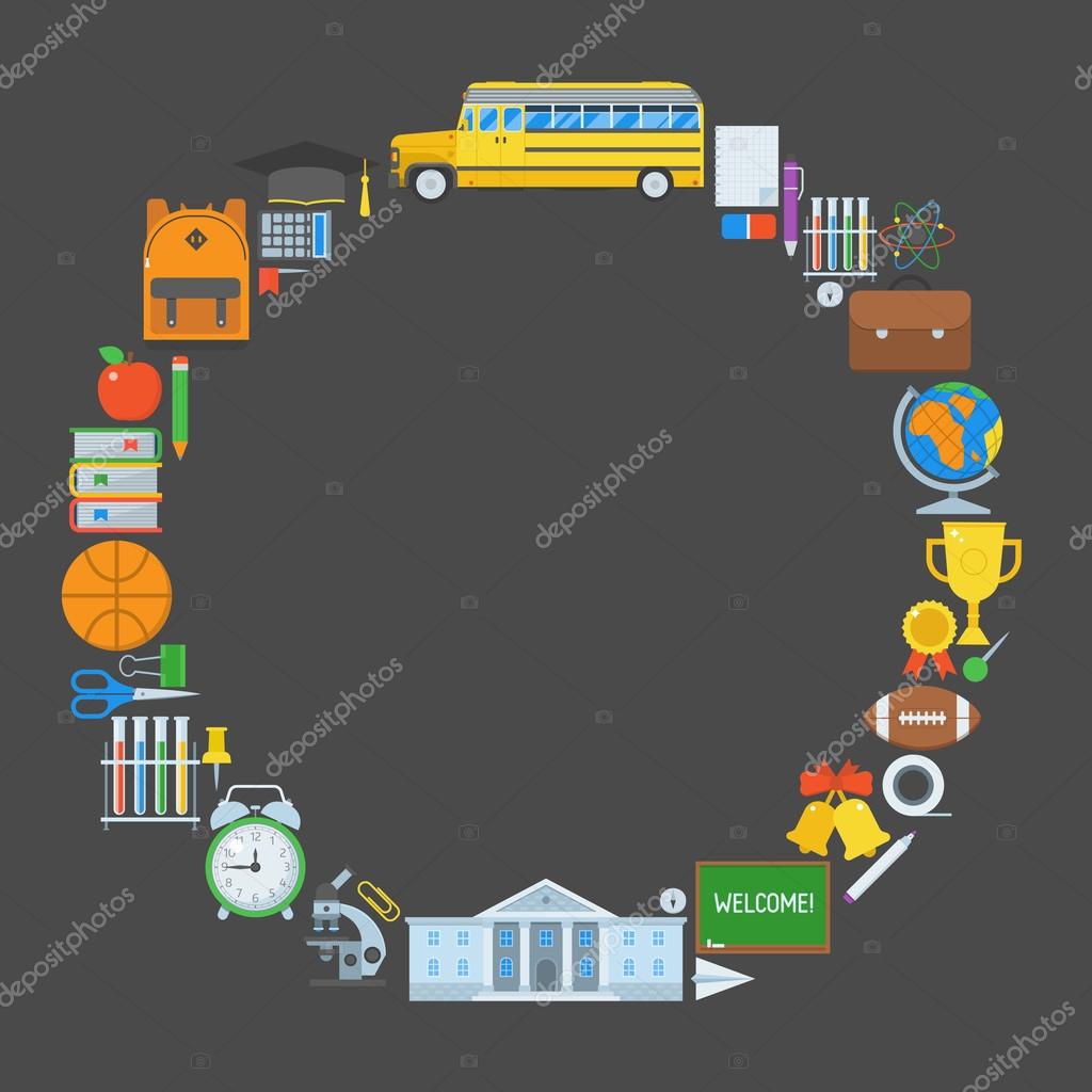 Basic Education Background Stock Vector Image by ©krugli86@gmail.com ...