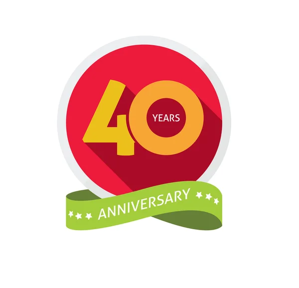 40th anniversary logo Vector Images | Depositphotos