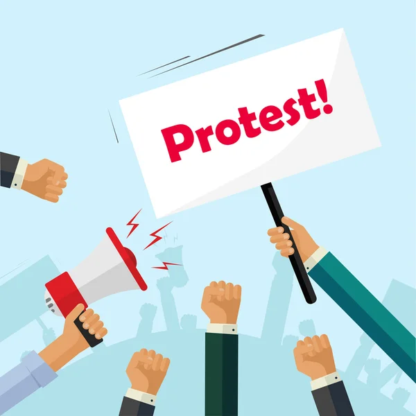 ᐈ Cartoon protest stock pictures, Royalty Free protest vectors ...