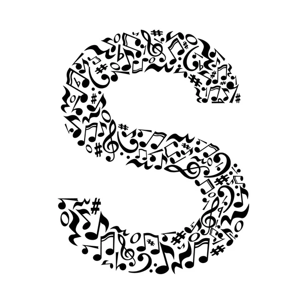 Doodle Icon Musical Note Made Paper Representing Musical Compositions ...