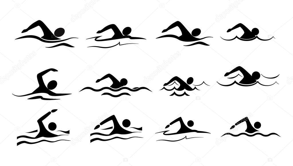 Isolated swim icon set. Stock Vector Image by ©inspiring.vector.gmail ...