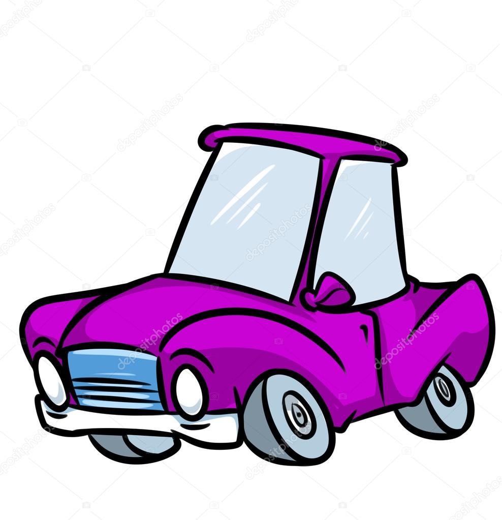 Car purple cartoon Stock Illustration by ©Efengai #105872474