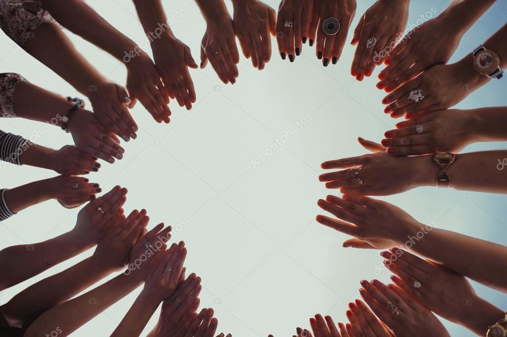 Hands forming a circle Stock Photo by ©Photo_life 105709656