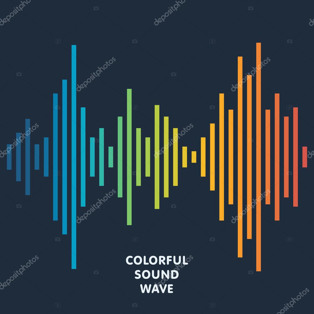 Colorful sound wave background Stock Vector Image by ©2kawaiiiness ...