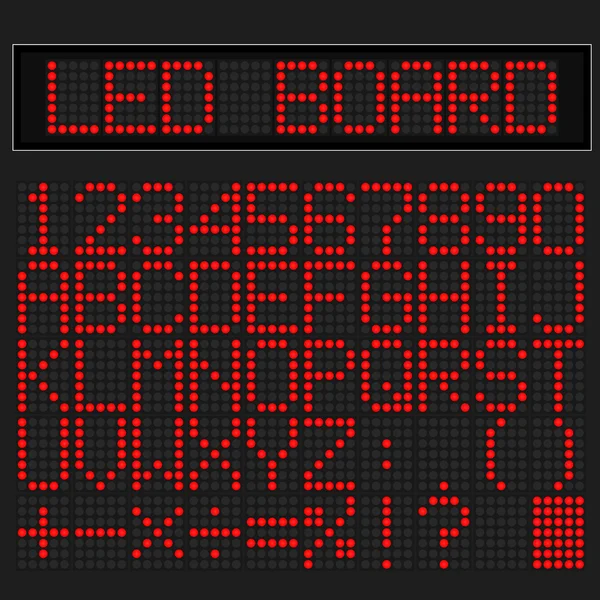 Orange LED digital font Stock Vector Image by ©thaneeh.gmail.com #107239136