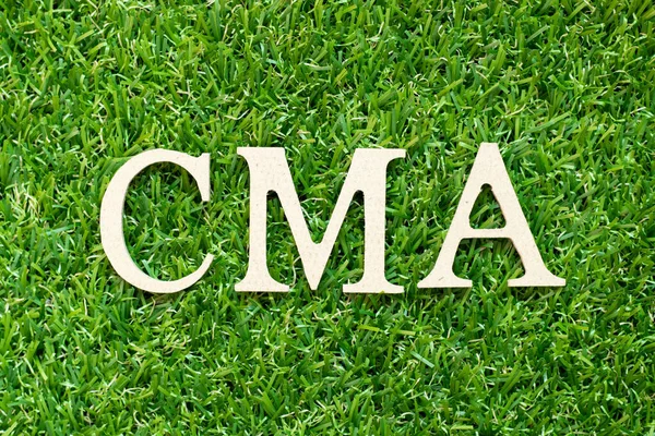 Alfabeto letra en la palabra CMA (Abreviatura de Contador de gestión ...