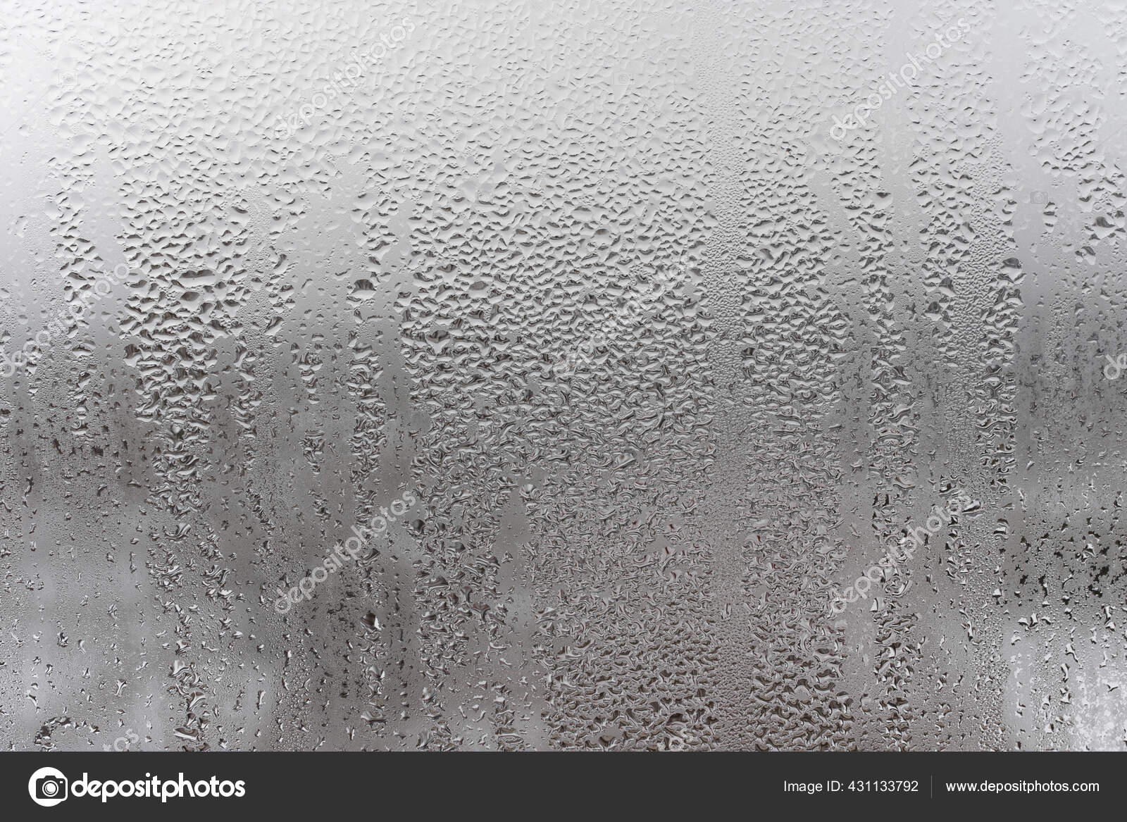 Natural Drops Water Flow Glass High Humidity Room Condensation Glass ...