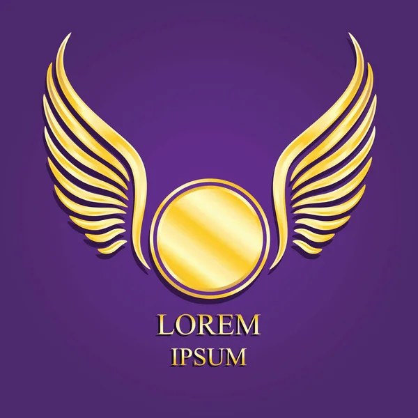 Gold circle logo Vector Images | Depositphotos