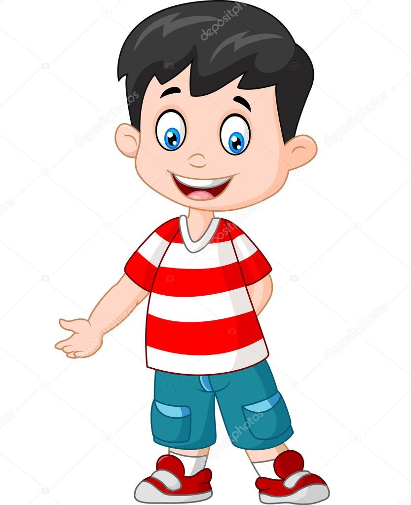 Standing Boy Cartoon at Sima Malbrough blog