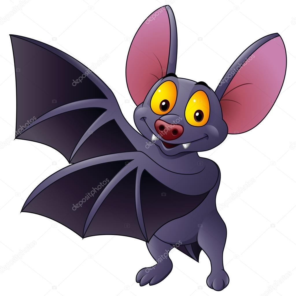 만화 박쥐 흔들며 스톡 벡터 - ©dreamcreation01 123680552