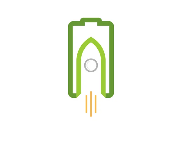 Rocket battery logo Vector Art Stock Images | Depositphotos