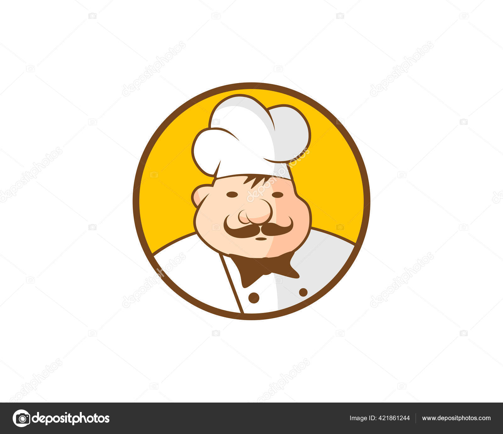 Professional Chef Circle Stock Vector by ©skyace 421861244