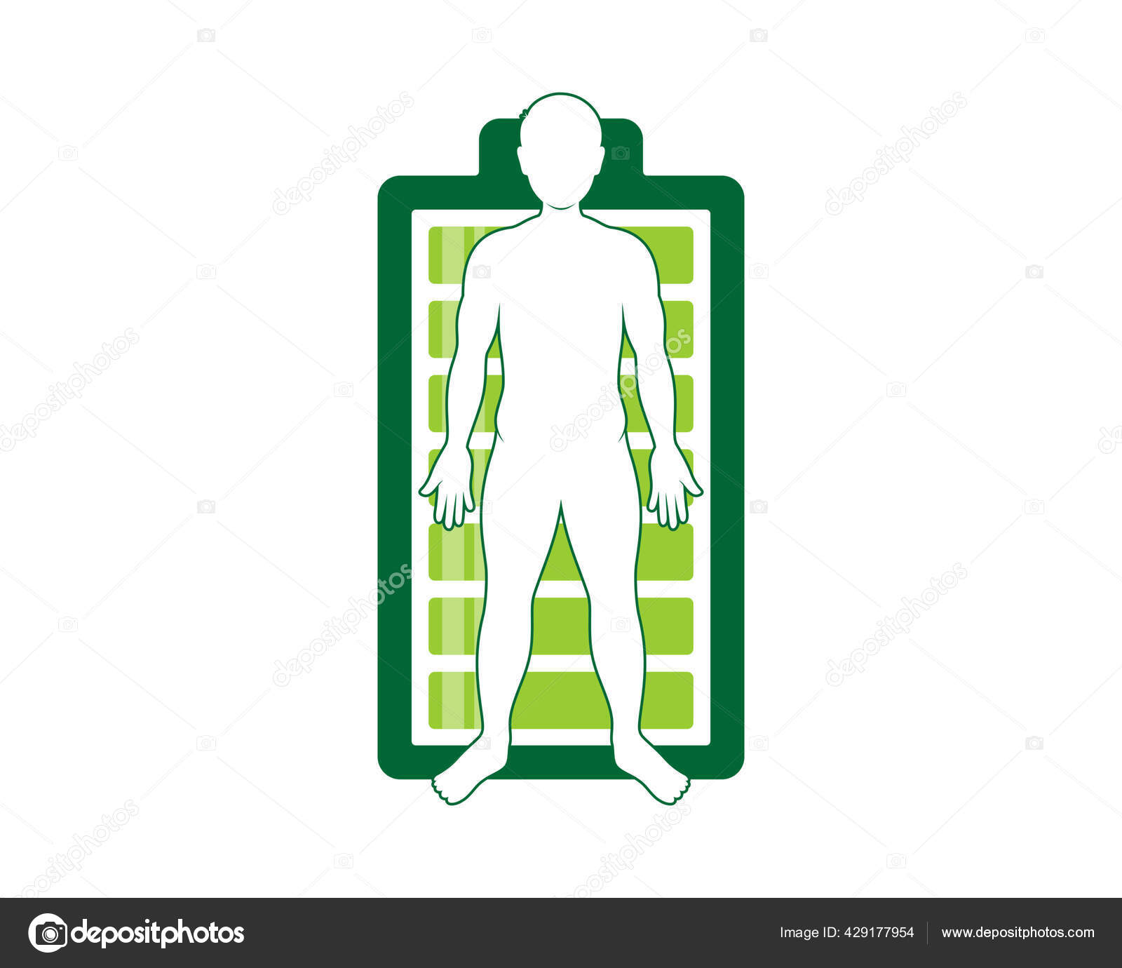 Healthy Human Body Battery Stock Vector by ©skyace 429177954