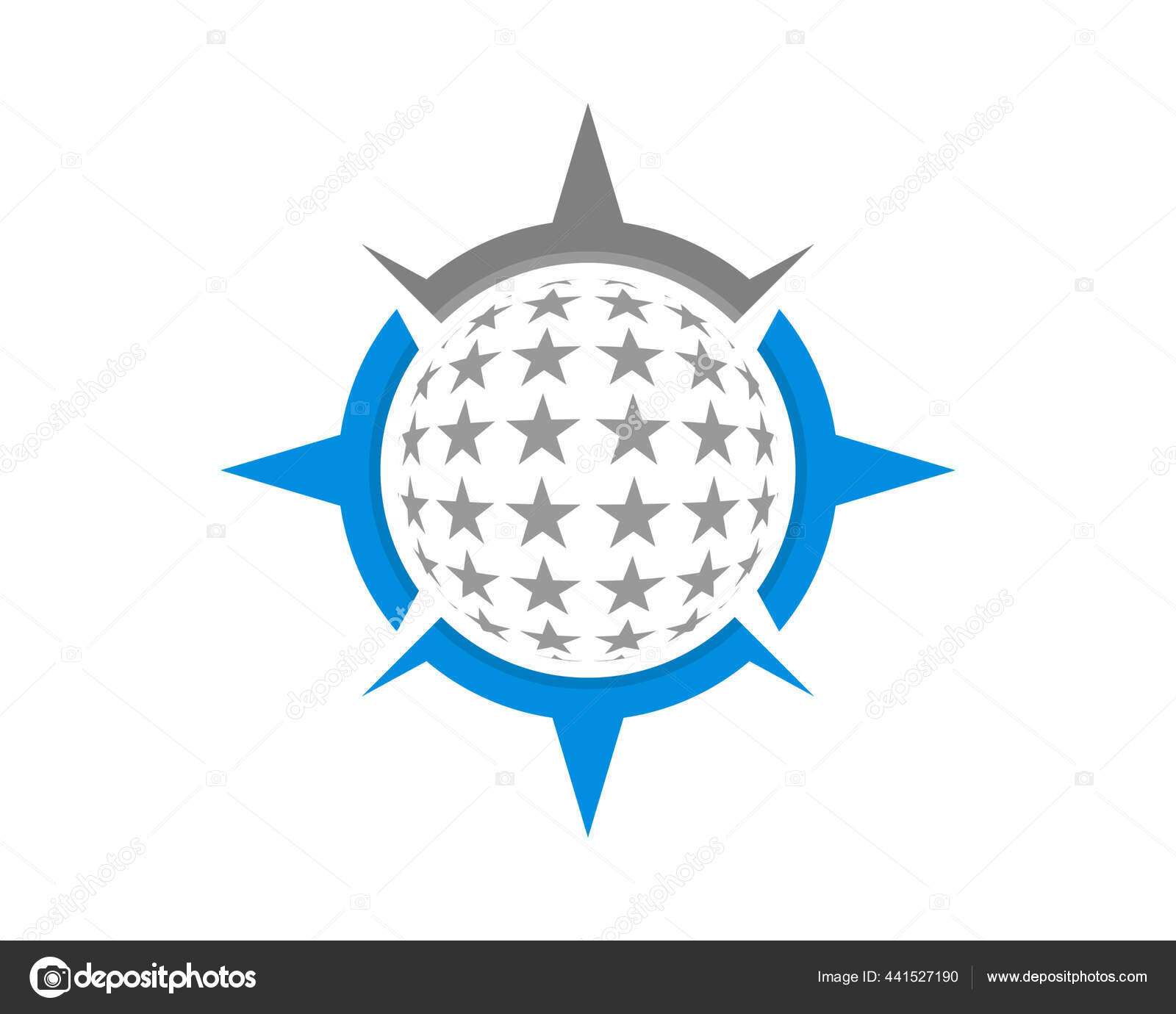 Stars Compass Logo Stock Vector by ©skyace 441527190