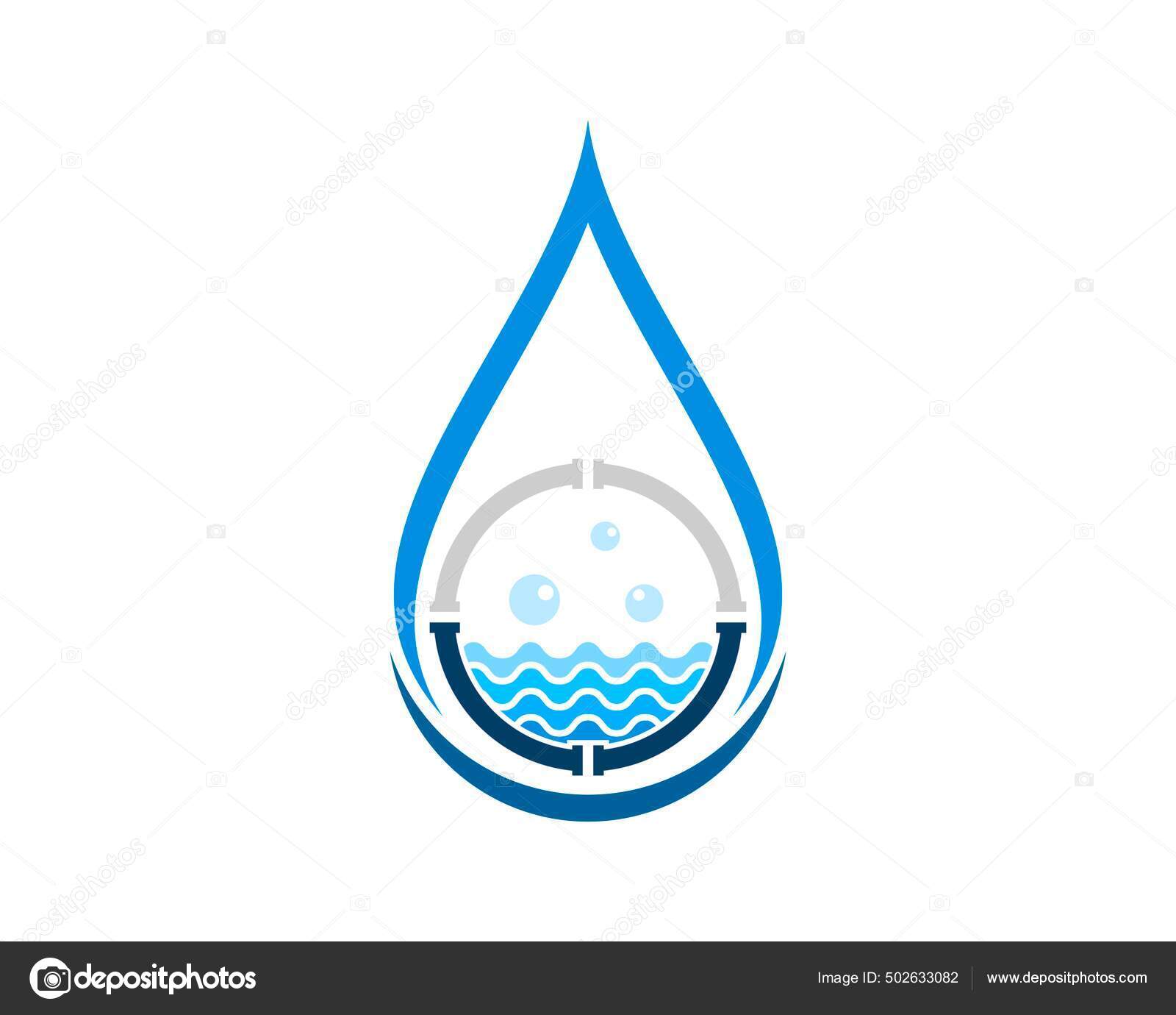 Abstract Water Drop Circular Pipe Wave Pattern Stock Vector by ©skyace ...