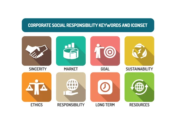 Keywords and Flat Icons Set Stock Vector Image by ©garagestock #119380116