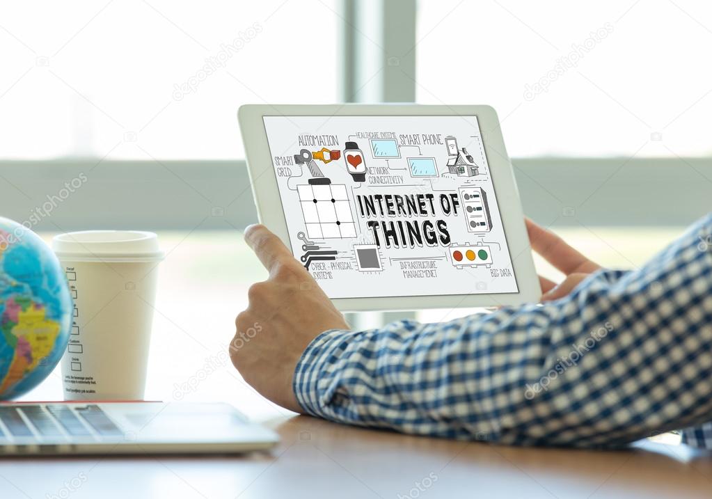 INTERNET OF THINGS text — Stock Photo © garagestock #125288264