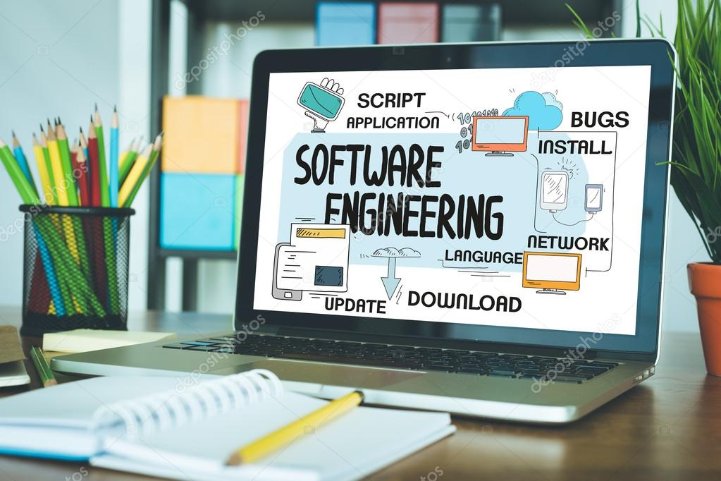 SOFTWARE ENGINEERING text Stock Photo by ©garagestock 125354140