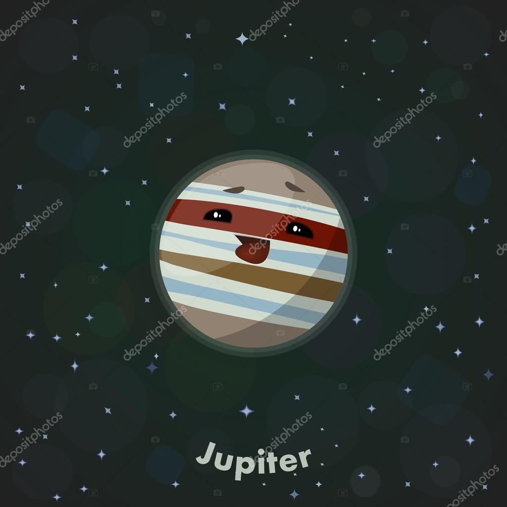 Planet Jupiter Cute