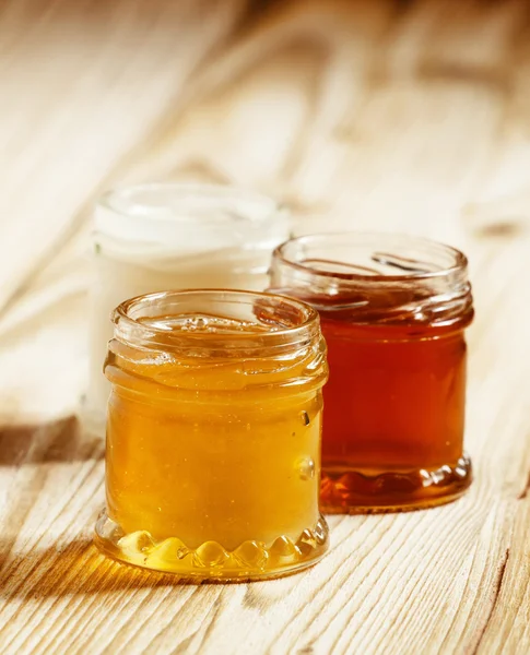 Three types of sweet honey Stock Photo by ©5PH 109647090