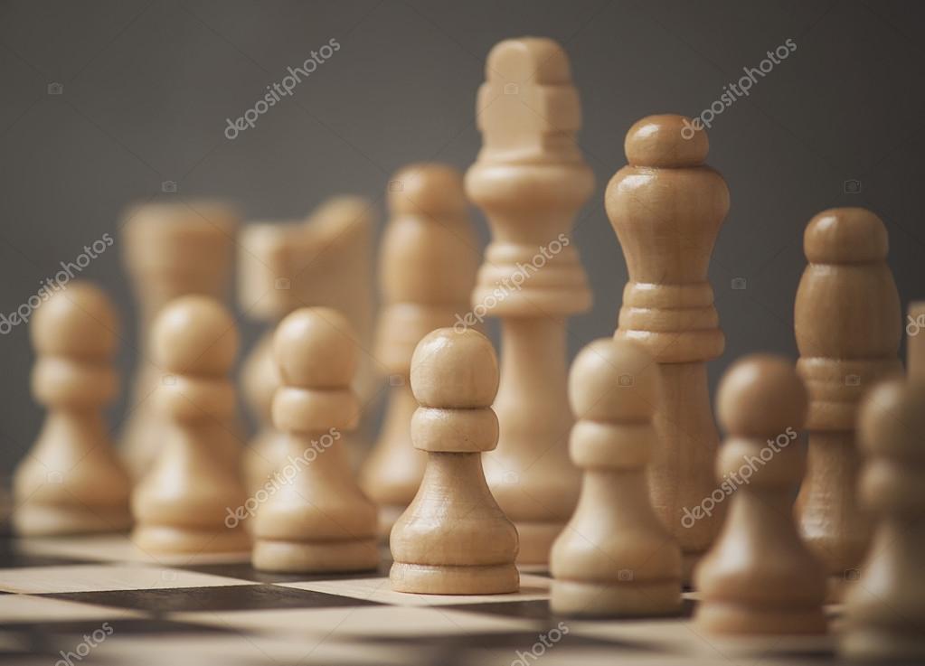 Chess figures on the chessboard — Stock Photo © 5PH #116557772