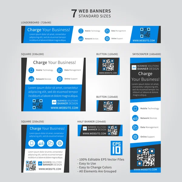 Web Banners Design - Stock Image - Everypixel