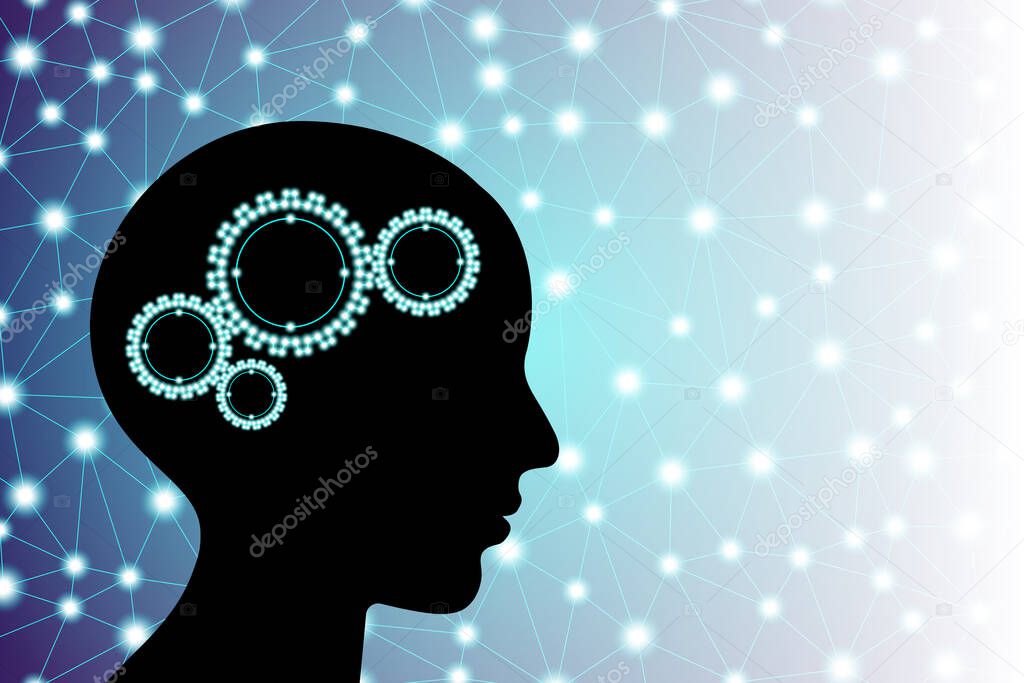 3d digital neuro brillante partículas líneas y puntos plexo estructura ...