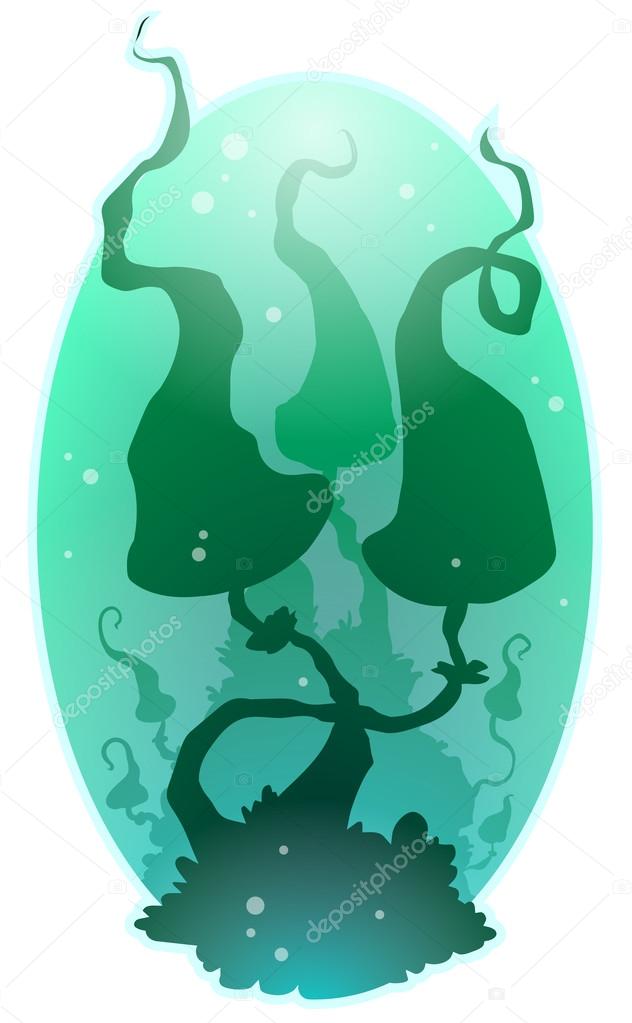 Cartoon shadow mushrooms and bubbles Stock Vector Image by ©GB_Art ...