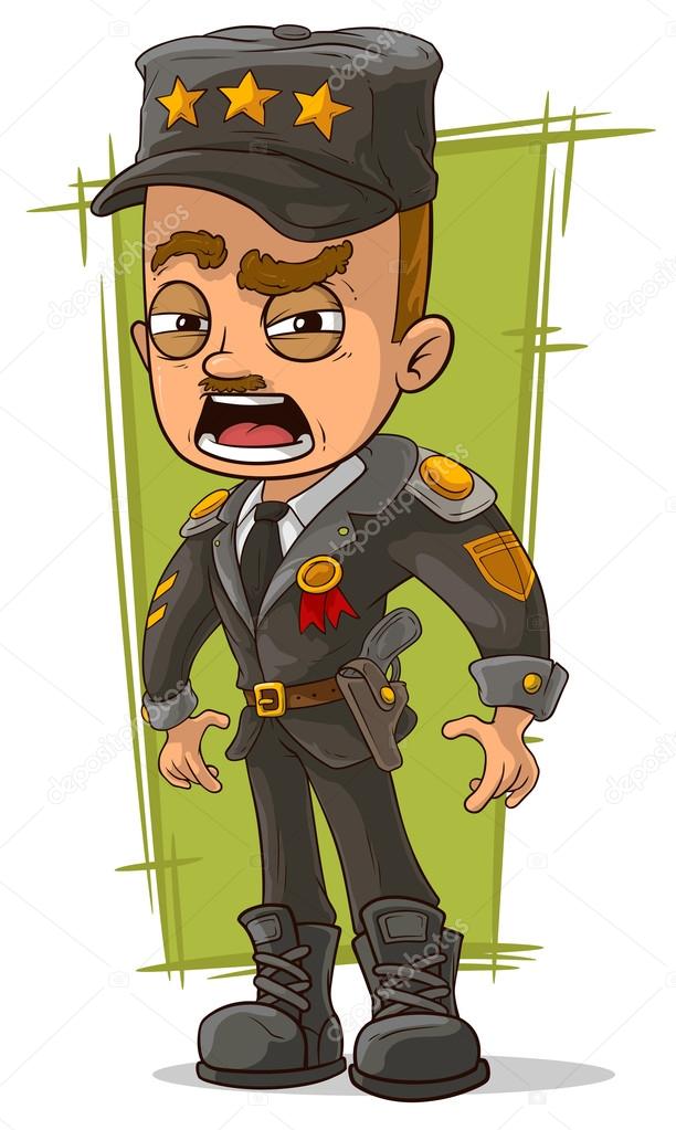 Cartoon army general in uniform Stock Illustration by ©GB_Art #117131562