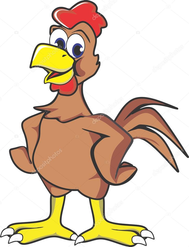 Rooster look very cocky — Stock Vector © reeval #109072714