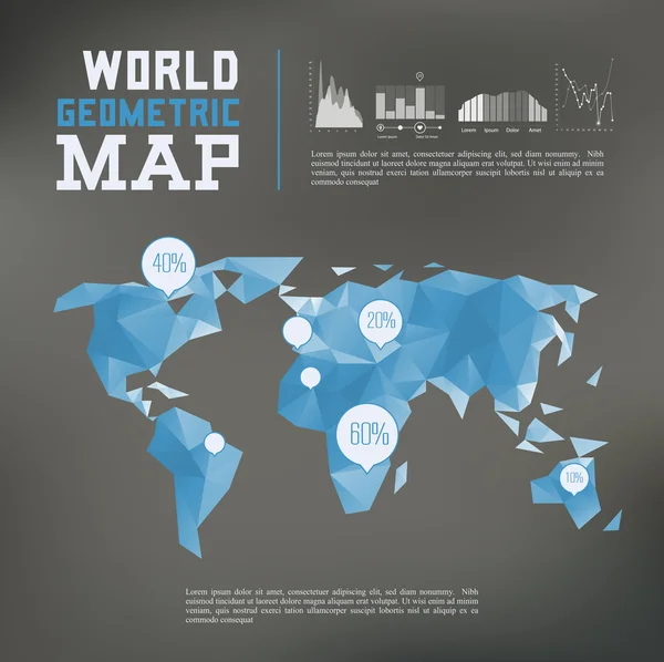 Abstract Vector Polygonal World Map. — Stock Vector © yienkeat #52868033 Abstract Vector Polygonal World Map. — Stock Vector © yienkeat #52868033