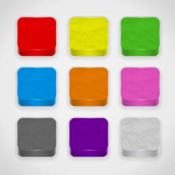 Paper app icons Stock Vector Image by ©-izabell- #111565250