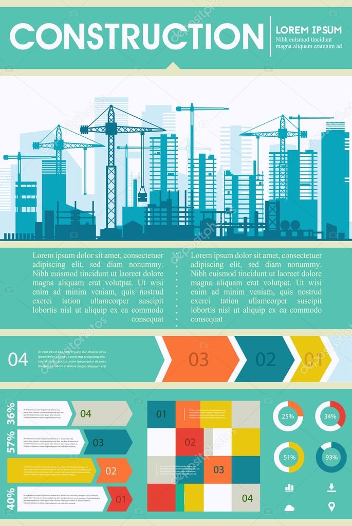 Construction City Skyline Stock Vector Image by ©-izabell- #111564614