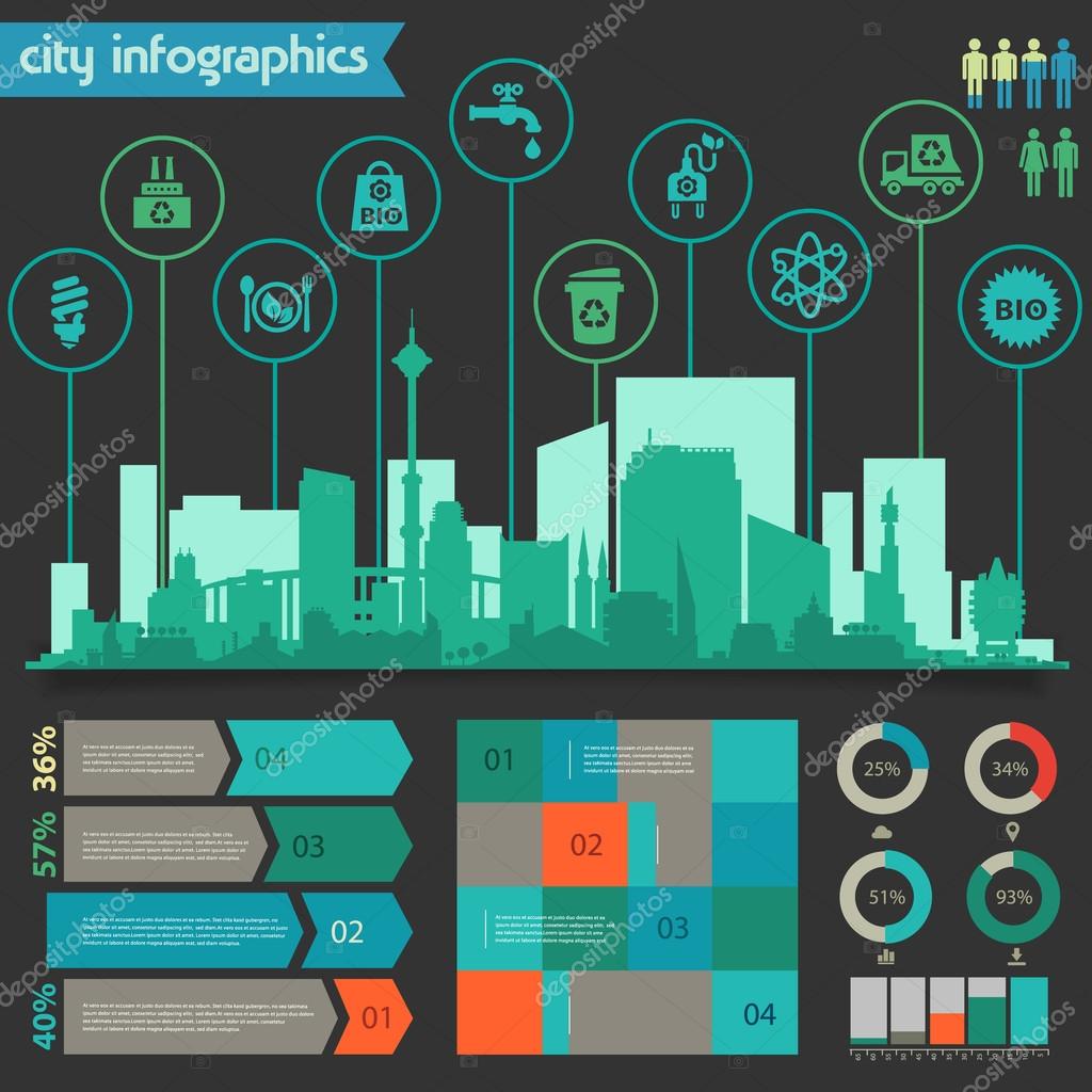 City infographics template Stock Vector Image by ©-izabell- #111565008