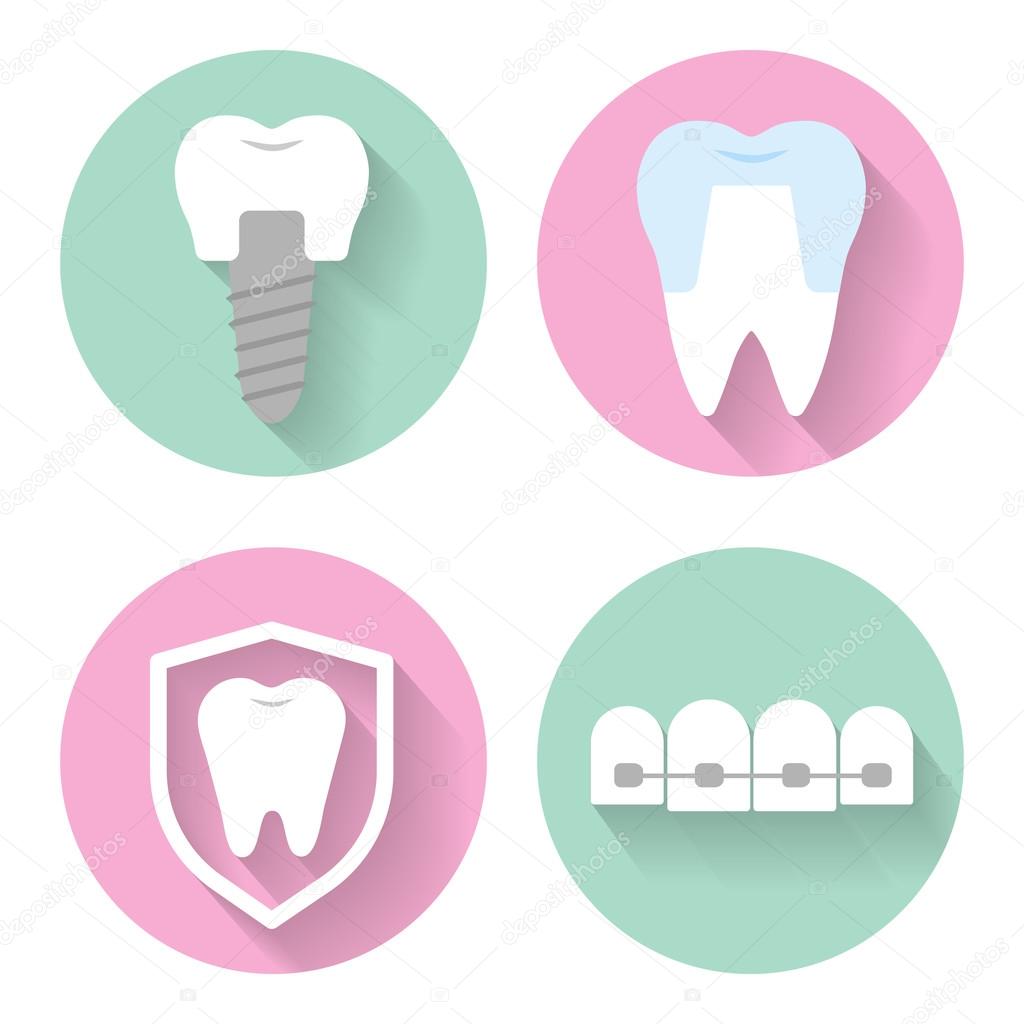 Dental vector icons Stock Vector Image by ©Antaya #119096950
