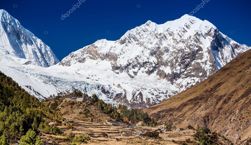 Himalayas mountain range — Stock Photo © OlyPhotoStories #111789116