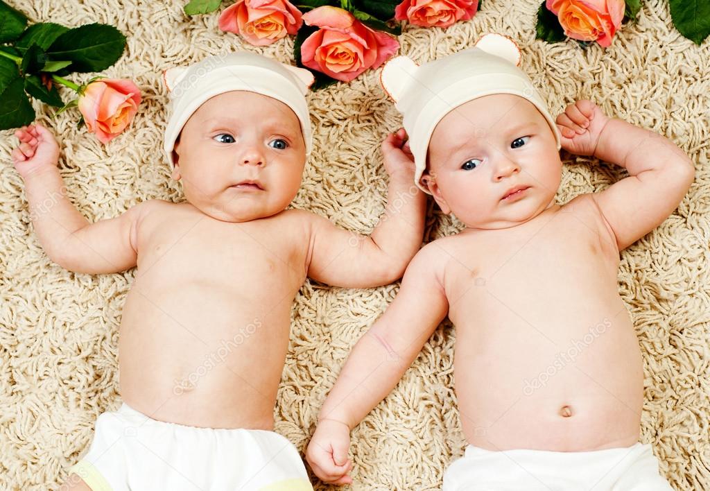 Two beautiful babies Stock Photo by ©SvetlanaFedoseeva 109507770