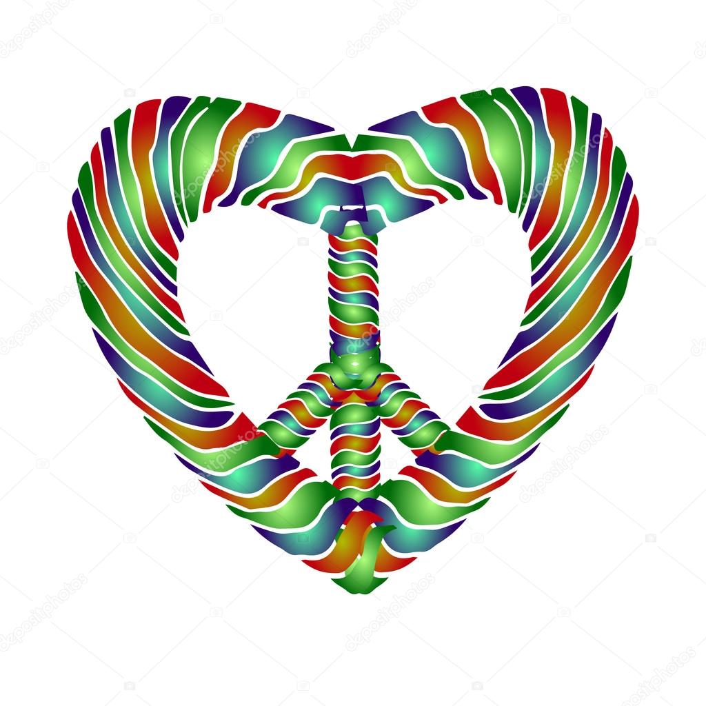 Heart Peace Sign Backgrounds