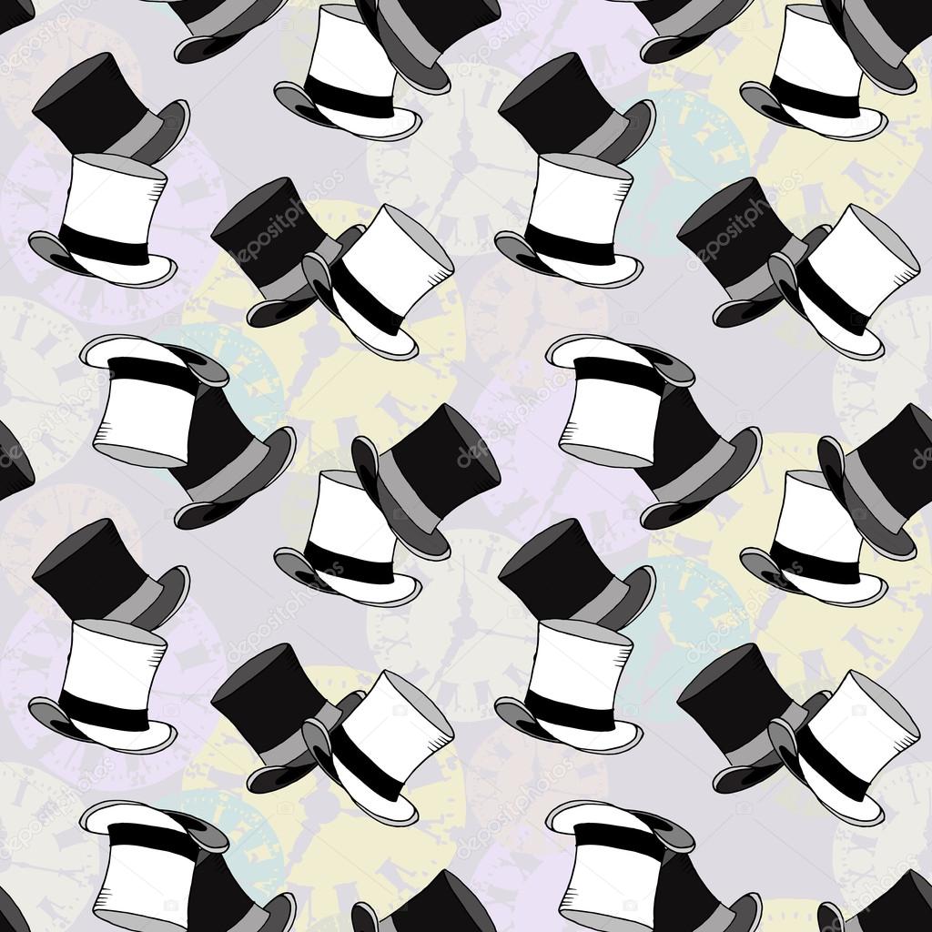 Seamless Hats Pattern Stock Vector by ©kois00kois 107647048